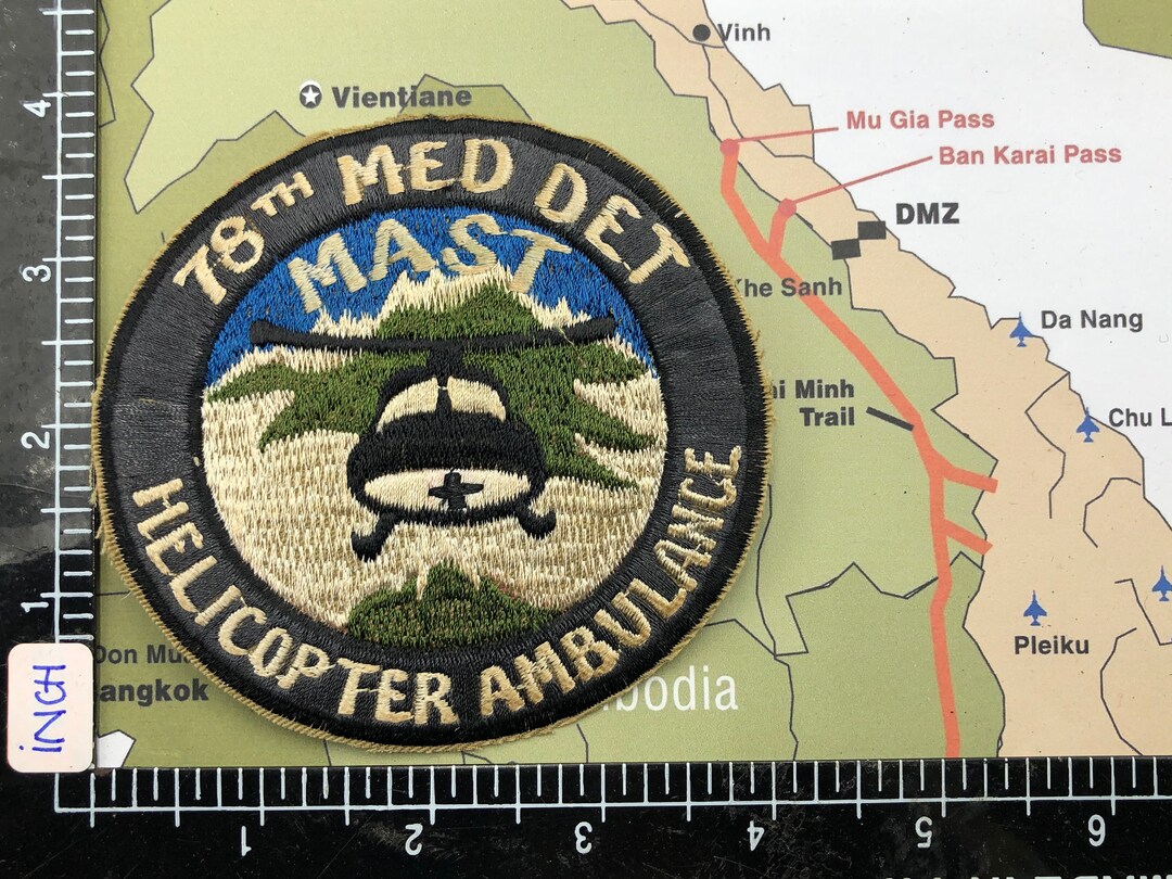Patch , DUSTOFF , Medevac , 78th Med Det , Helicopter , ,having Usn ...