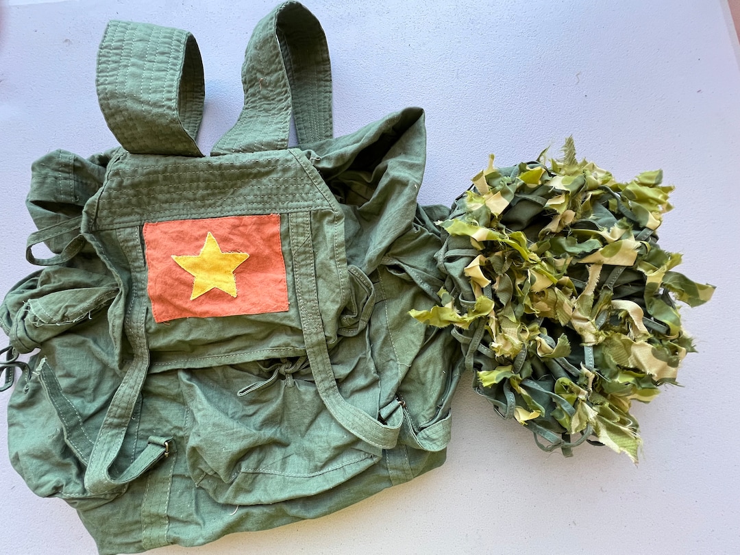 Backpack ,free Helmet Covers , Vc North Vietnamese Army Combat Rucksack ...