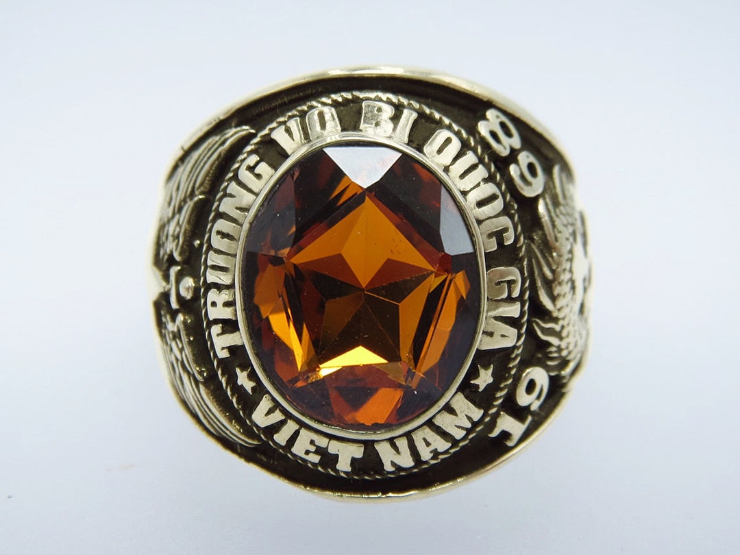 01, RING , New , Vietnam ARVN Ranger Ring , School , 1968 , Army, Ring ...