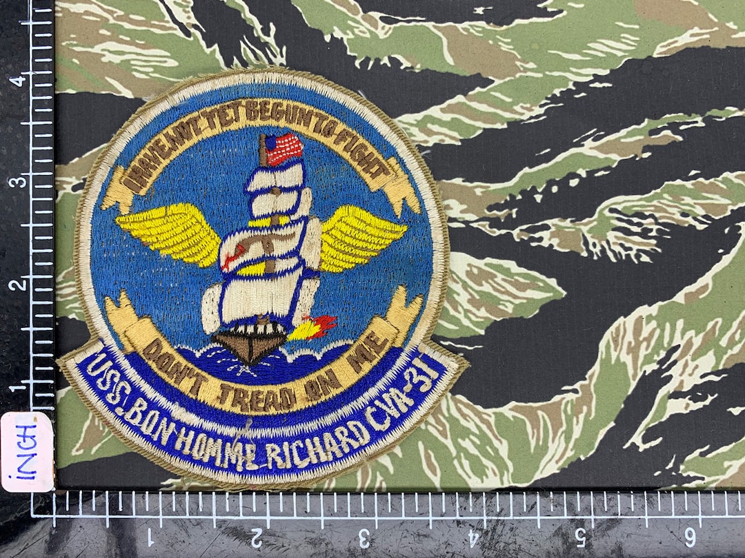Vietnam War PATCH Usn , Uss , Usn , Us Navy Vietnam Uss Bon Homme ...