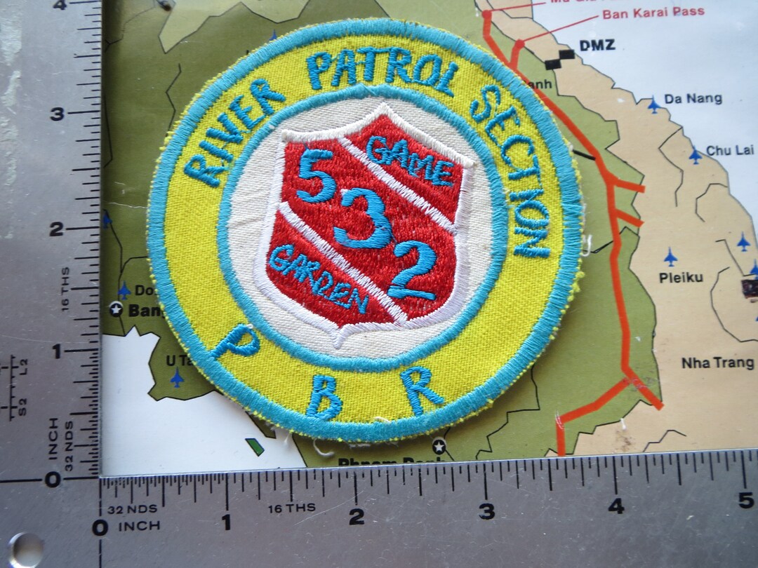 Patch US Navy Vietnam River Patrol Section 532 PBR Game - Etsy