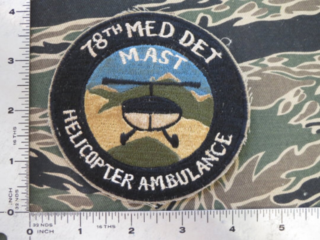 DUSTOFF Medevac 78th Med Det Helicopter Patch War - Etsy