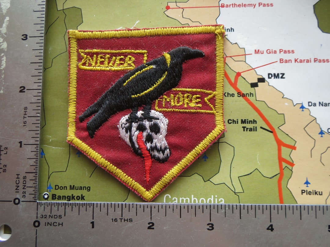 Patch USAF Vietnam Ravens FAC Laos Nevermore Red Patch - Etsy