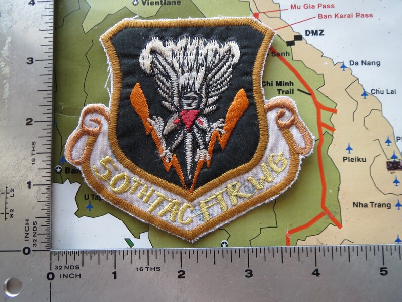 Patch , 50th FAC FTR Wg , US Air Force 50th Tactical Fighter Wing Tfw ...