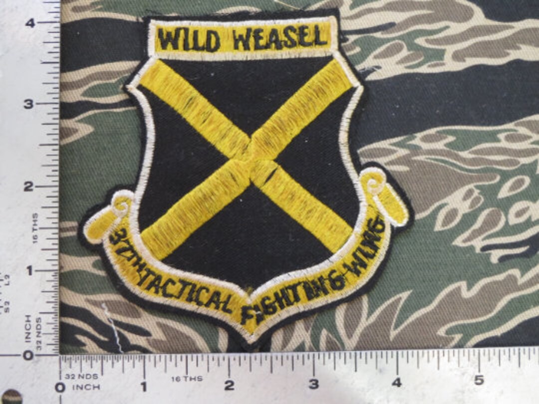 Patch , Usaf 37th Tactical Fighter Wing Patch Wild Weasel Patch - Etsy
