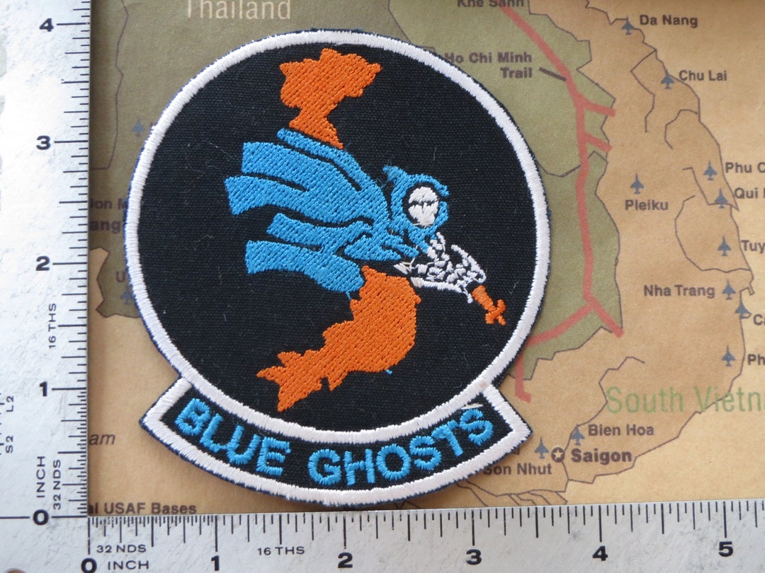 Patch , US F Troop 8th Cavalry Regiment BLUE GHOSTS Vietnam , War Patch ...