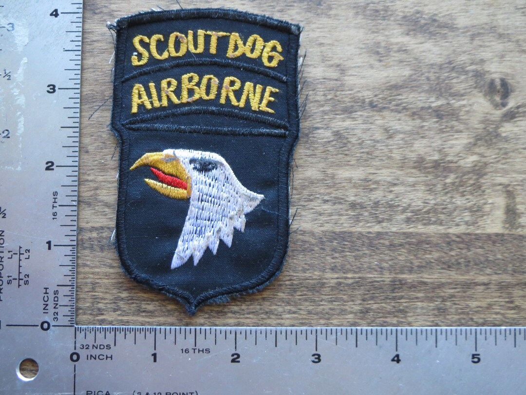 Patch , Scouts Dog, 101st Airborne Division , Good Looking Patch - Etsy