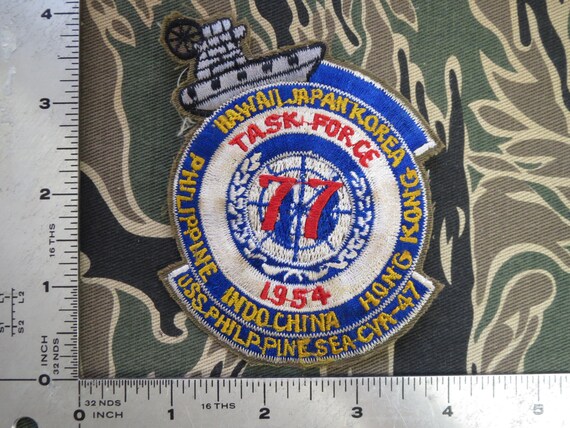 Patch Task Force 77 7th Fleet TASK FORCE Cva-47 Uss - Etsy