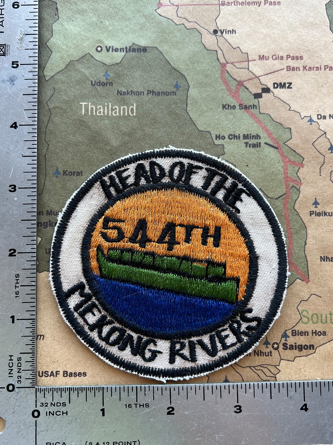Patch US Army Patrol Boat 544th Transportation Co Mekong - Etsy