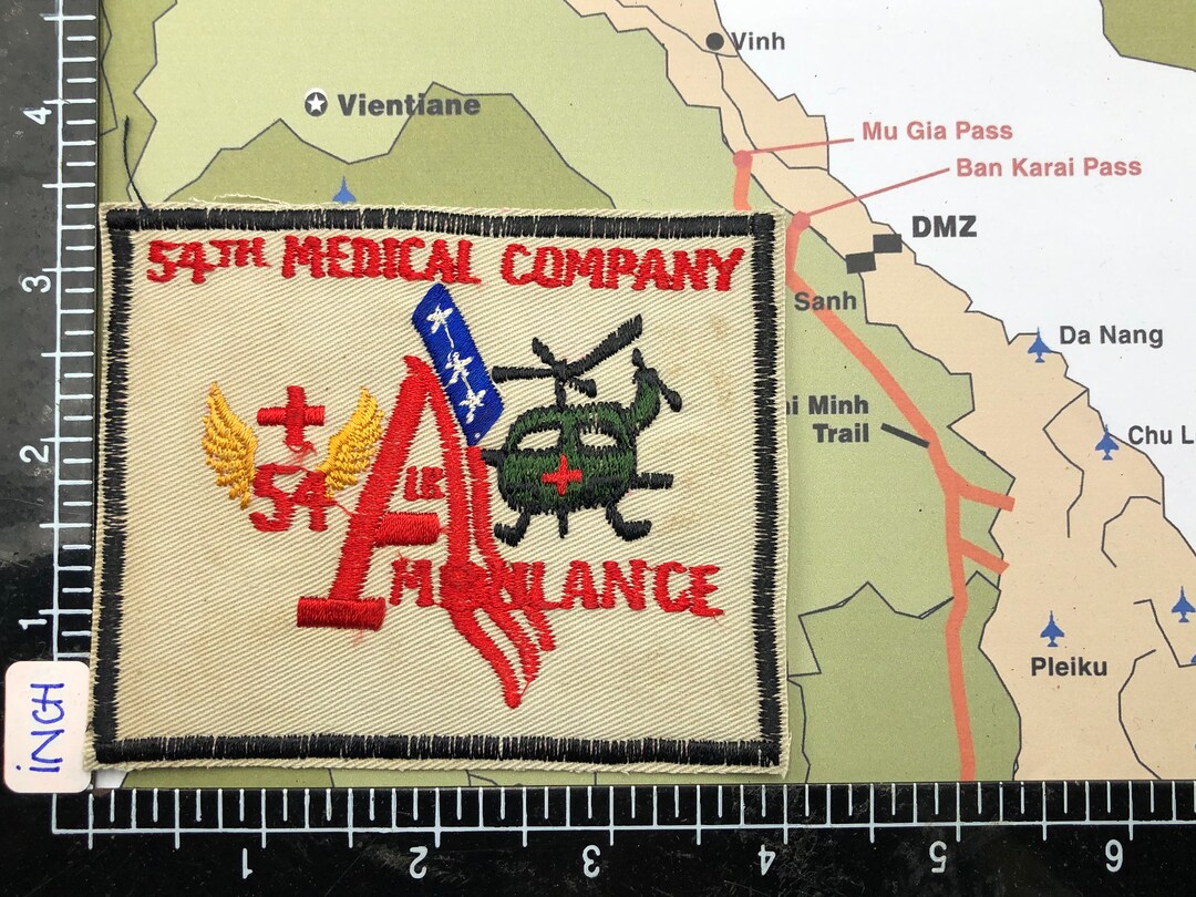 Patch , DUSTOFF , Medevac , 54th Med Co , Helicopter, , Having Usn ...