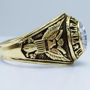 01, US Army RING , Field Artillery , Ring , US Size: 12 , Ring , Solid ...