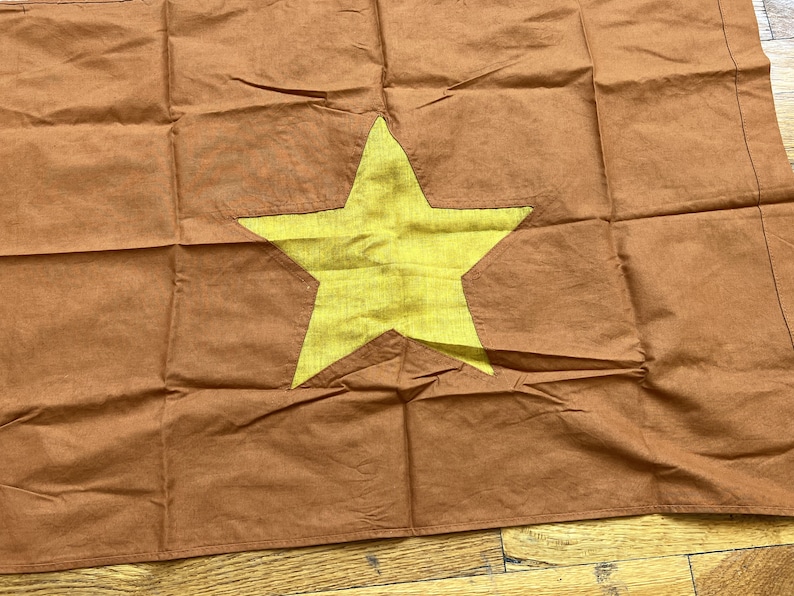 Flag Vc Vietcong Flag Red Flag W Yellow Star Nva Flag - Etsy