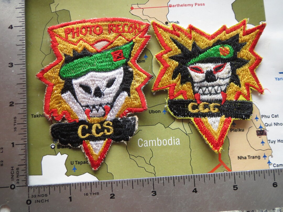 Patch 1 Free Ccs Photo Recon Green Beret Ussf 5th - Etsy
