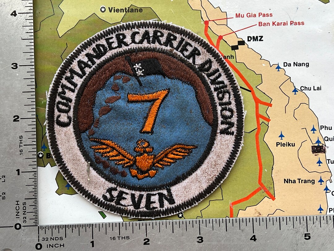 Patch , 7TH COMMANDER CARRIER DIVISION , War Patch , Good Looking Patch ...