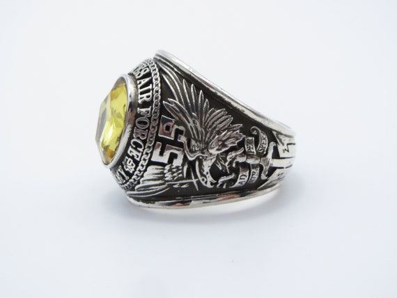 L144 , RING , Air force ring , air force , army , 1… - Gem