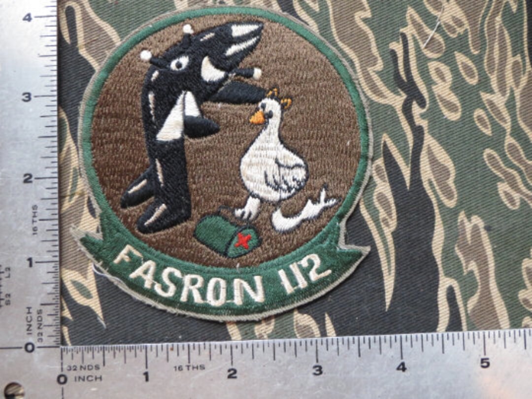Patch Usn Uss Fasron Donald Duck 112 Usaf Patch / Buy - Etsy