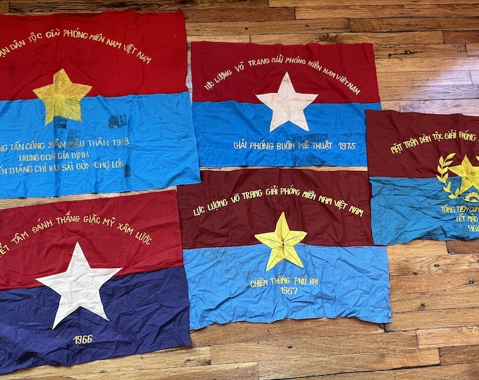 4 Flags Plus 1 Free, Flag , Vc Vietcong Flag , Victory Battle Phubai ...