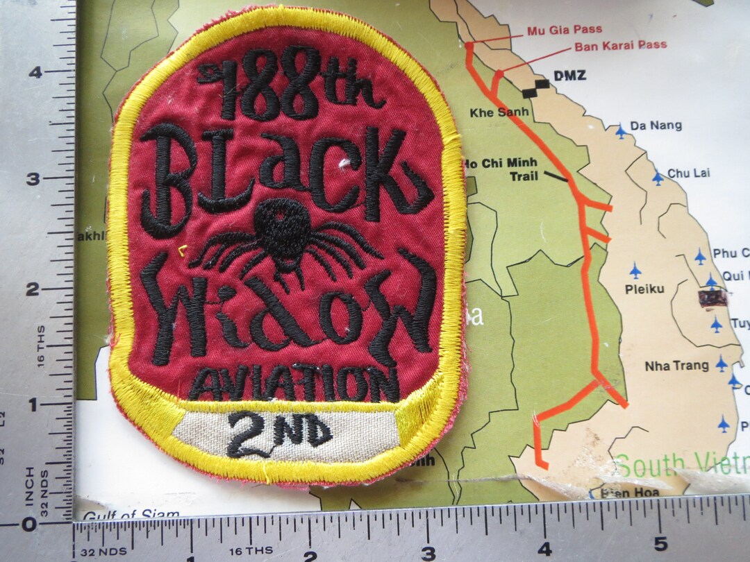 Patch , 188th BLACK WIDOW Aviation , the Second , 2nd . Great Patch ...