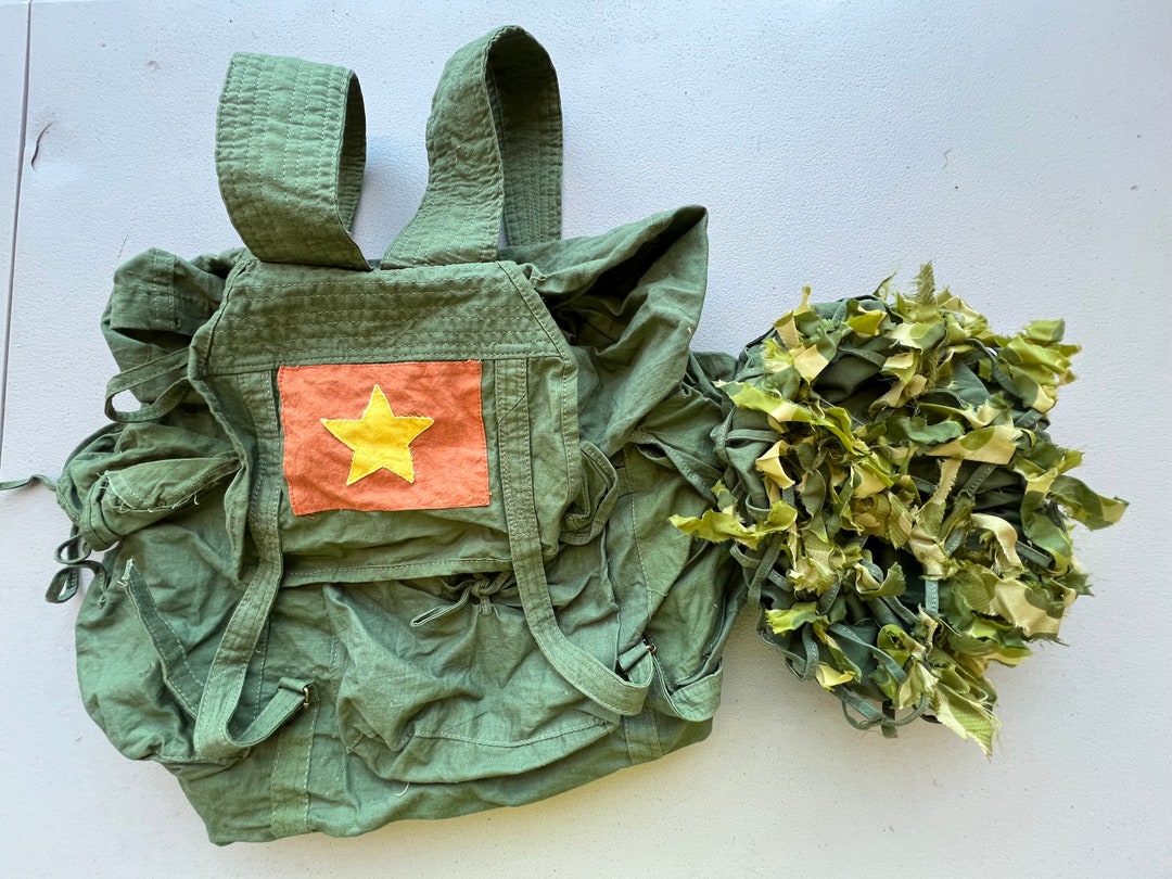 Backpack ,free Helmet Covers , Vc North Vietnamese Army Combat Rucksack ...