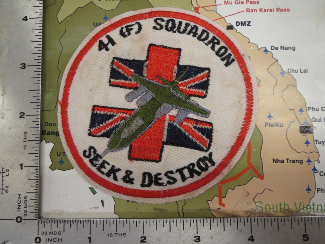 Patch 41 Squadron Royal Air Force Jaguar Recce Seek Destroy - Etsy