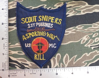 Usmc Sniper Patch - Etsy