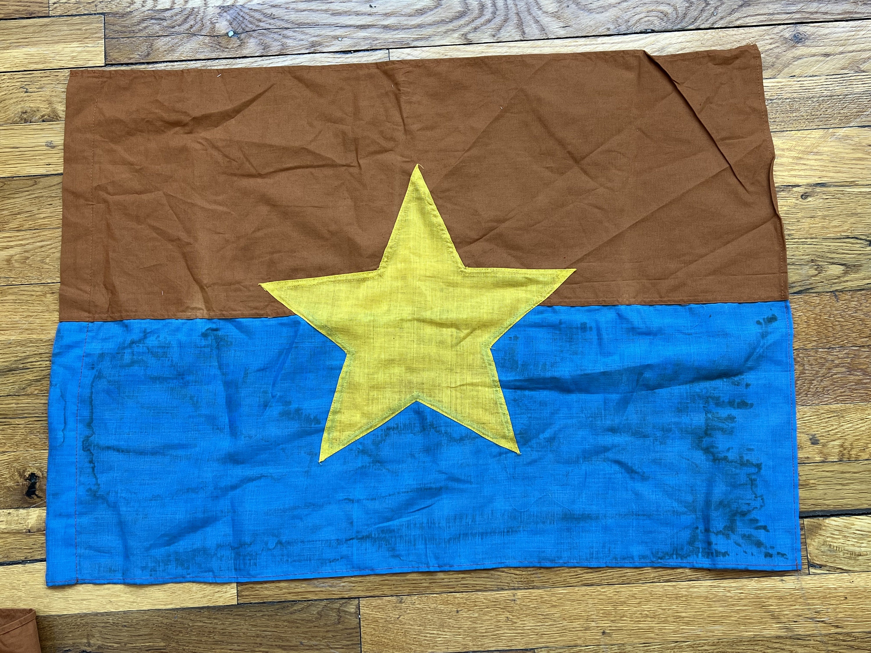 1 Flag Vc Vietcong Flag Red and Blue Flag W Yellow Nva - Etsy