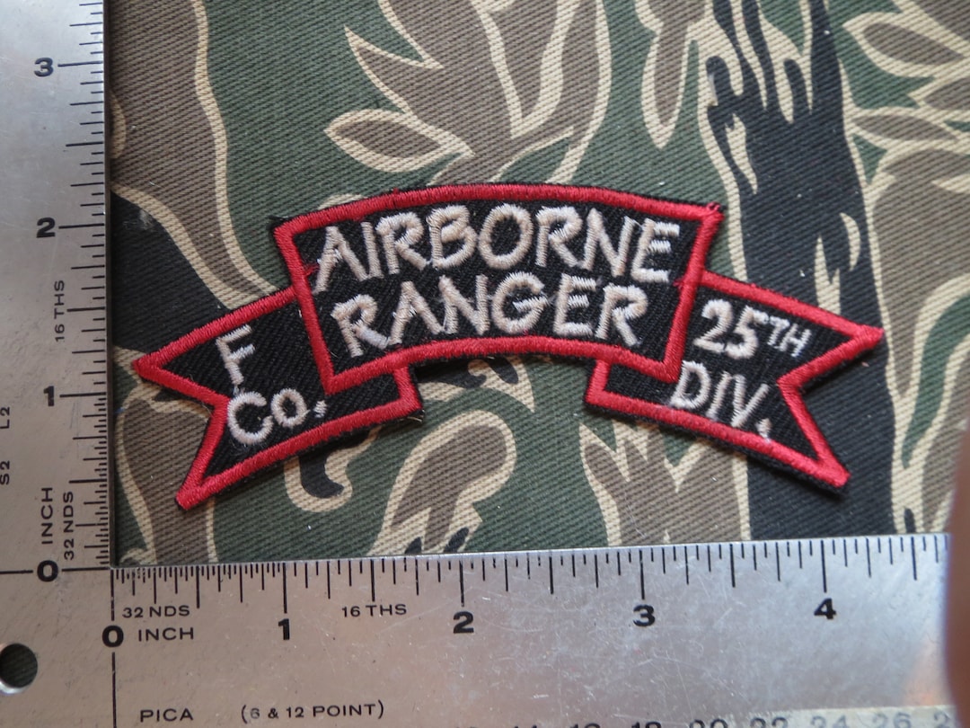 Patch Tab. Co. F DIV 25TH Airborne Ranger War Patch - Etsy
