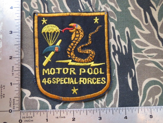 Patch 46th Special Force Motor Pool Vietnam War Patch - Etsy
