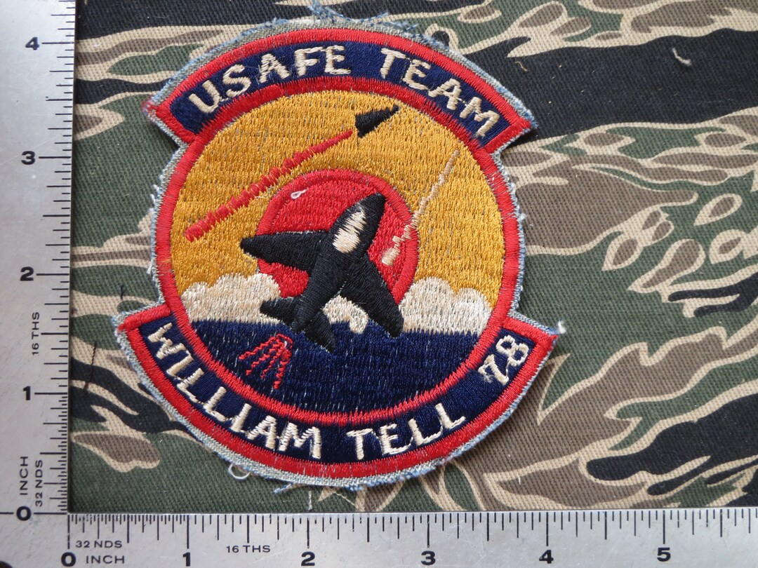 Patch William Tell 1978 Usaf Vietnam War - Etsy