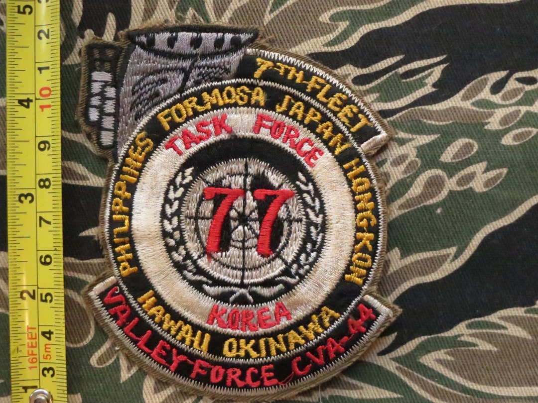 Patch , Task Force 77 7th Fleet , TASK FORCE 77 , Valley Force , Cva-44 ...