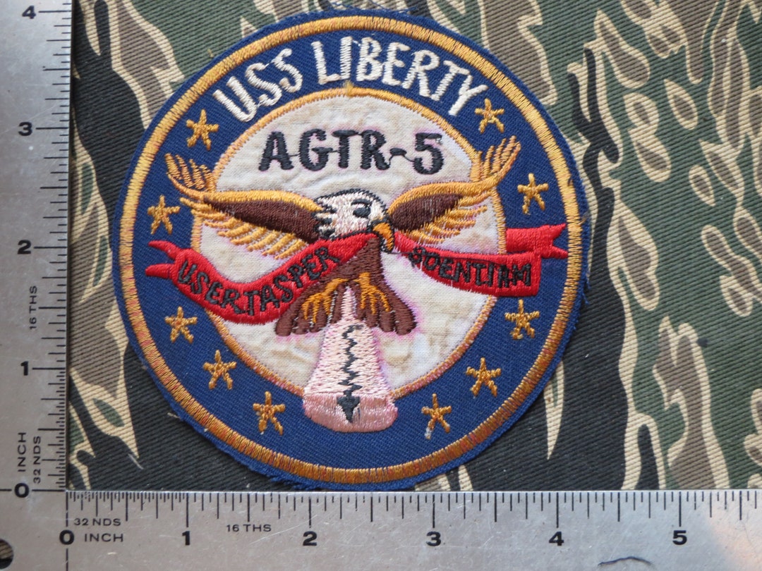 Vietnam War PATCH Uss Liberty Patch , Patch , Usn , Uss Agtr-5 , Patch ...