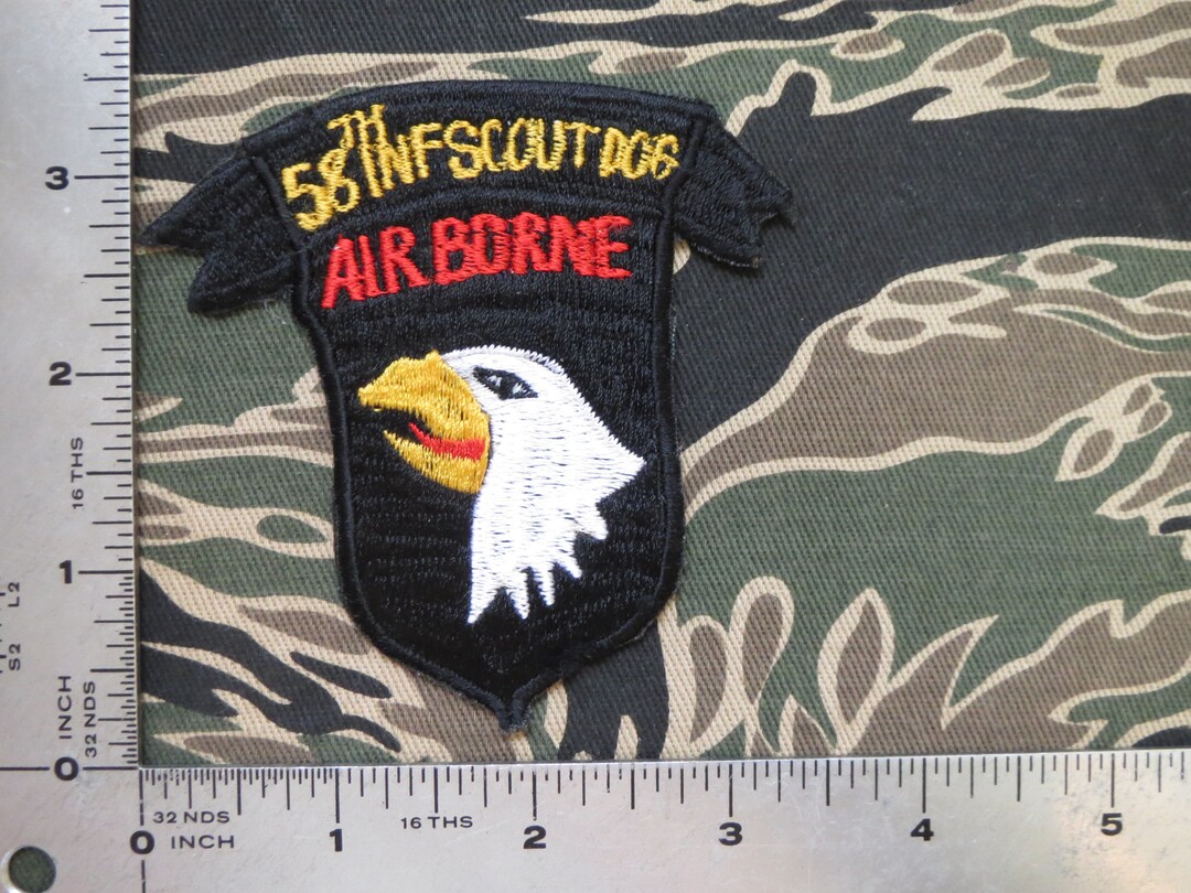 Patch , 101st , Airborne Division , US PARATROOPERS , 57th Inf Scout ...