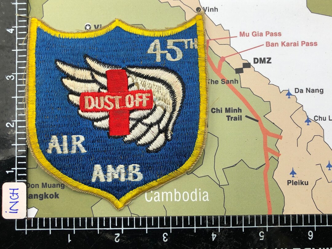 Patch , DUSTOFF , Medevac , 45th Air Amb , Helicopter, , Having Usn , Uscg , Ussf , Uss , Usaf ...