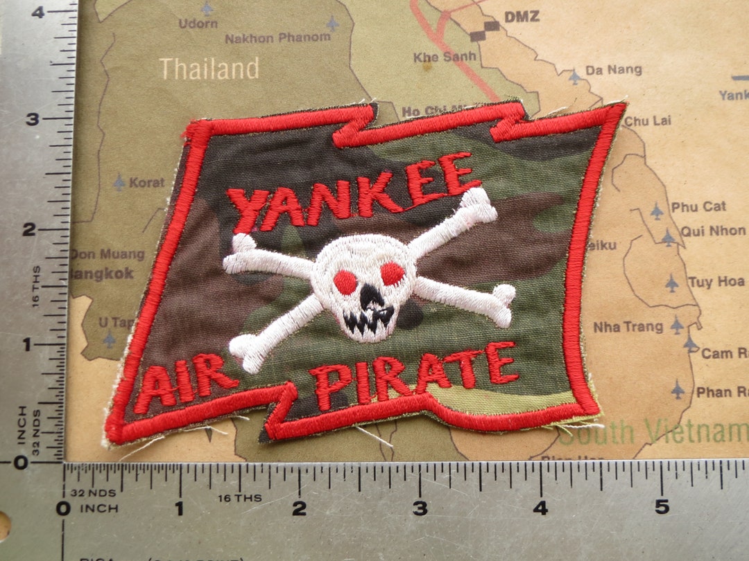 Patch YANKEE AIR PIRATES Jolly Roger Air America Cia - Etsy