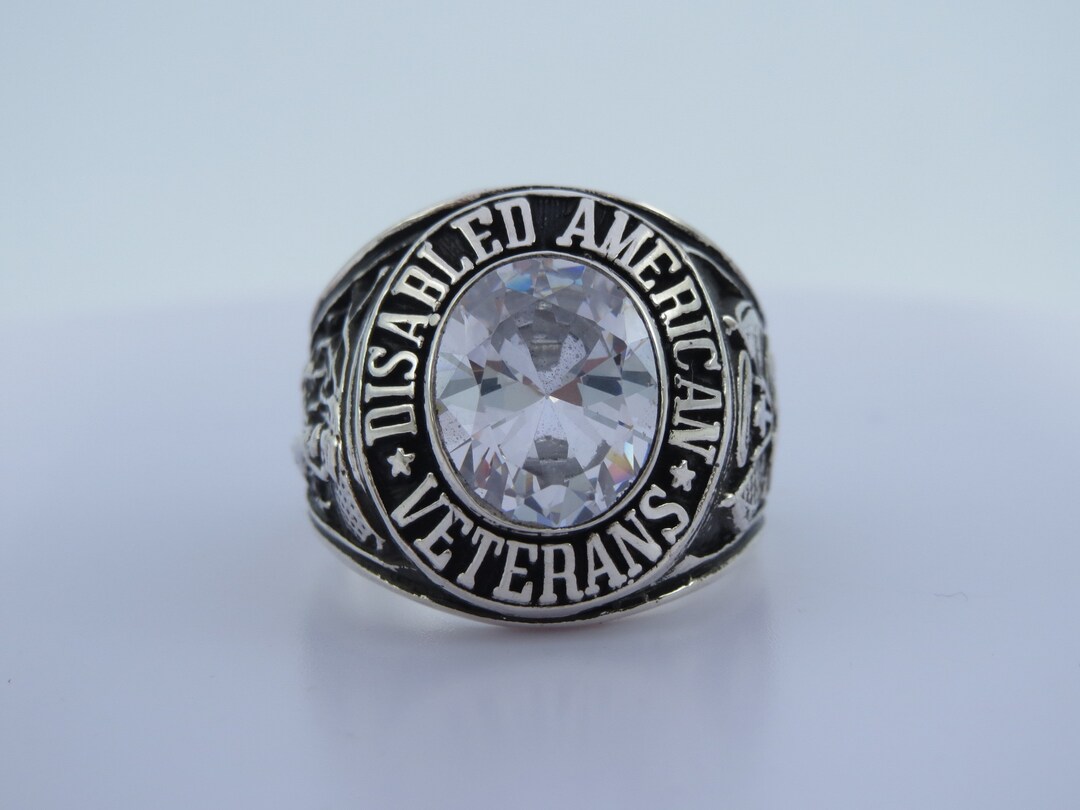 01, VET , Veterans Ring , Disabled American Veteran , Ring , US Size ...