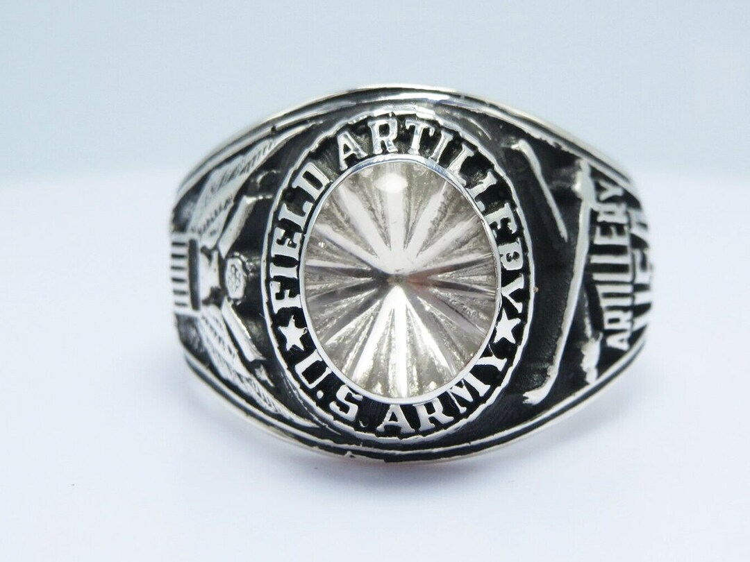 01, US Army RING , Field Artillery , Ring , US Size: 12 , Ring , Solid ...
