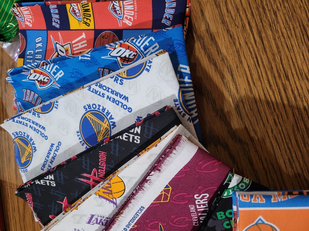 NBA Themed Fat Quarters Fabric Bundle - Etsy
