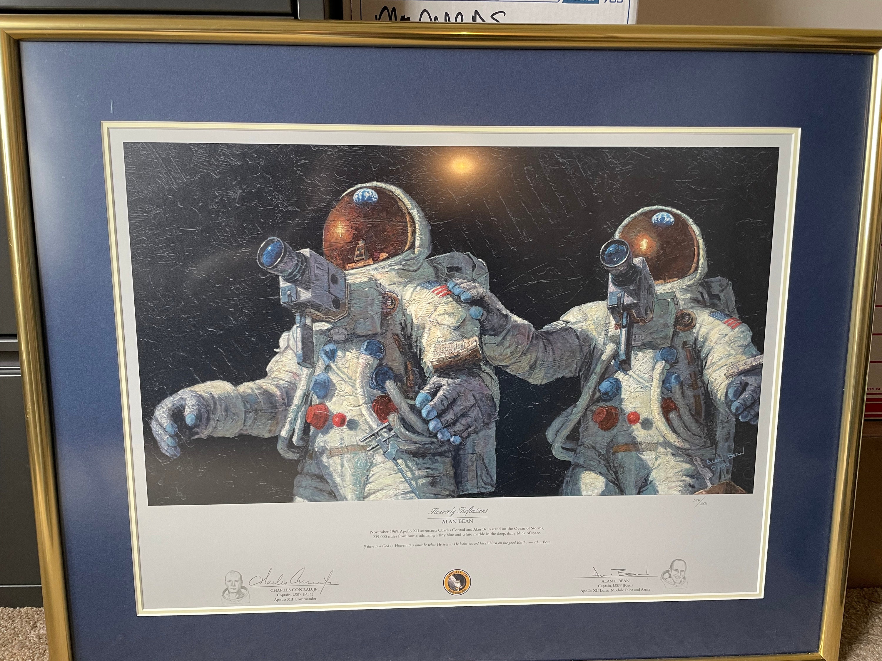 Alan Bean Painting Apollo