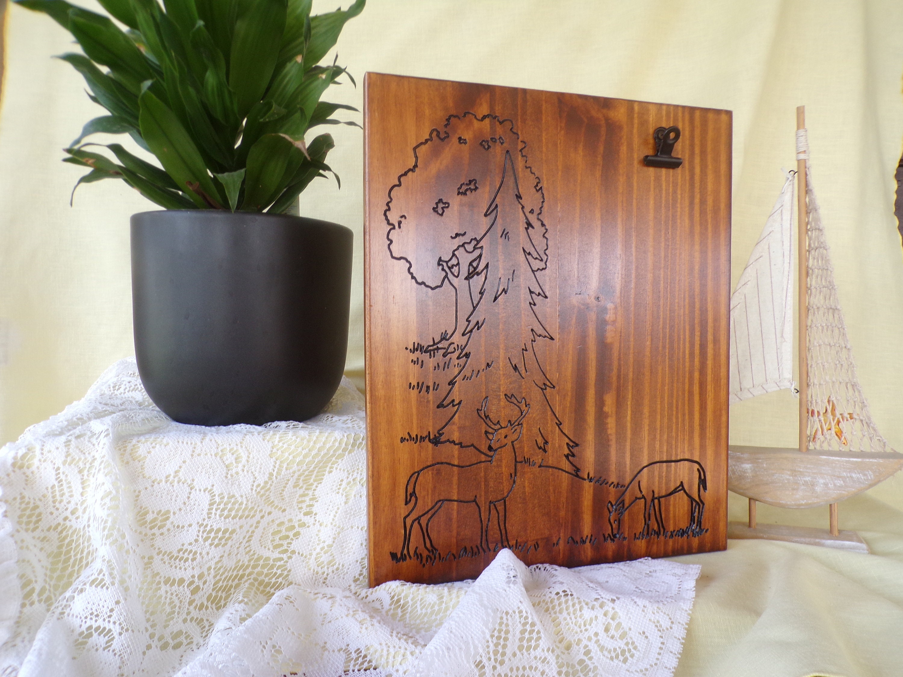 Deer Photo Frame - Etsy