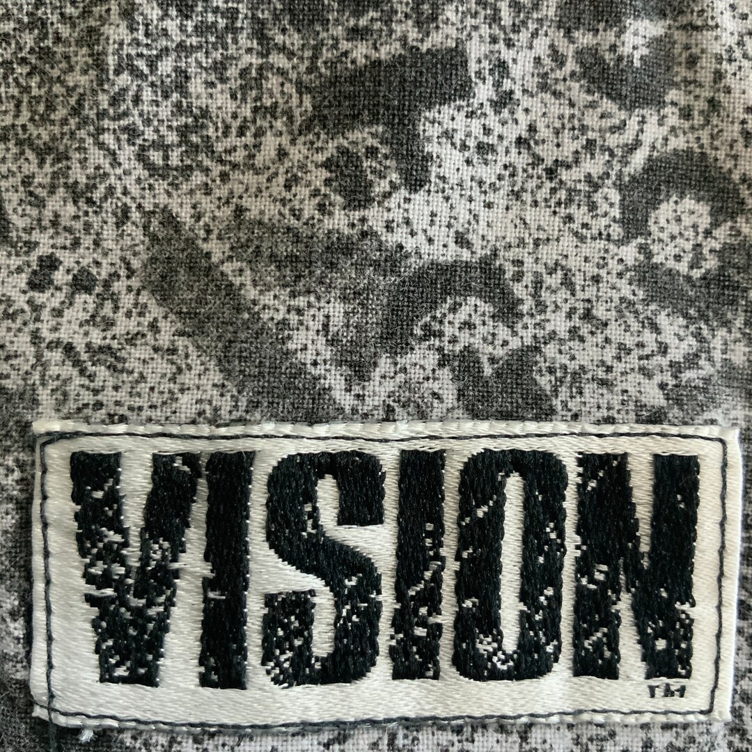 Vintage 80s Vision Street Wear ALPHABARB Button up Shirt 1980s Skate ...