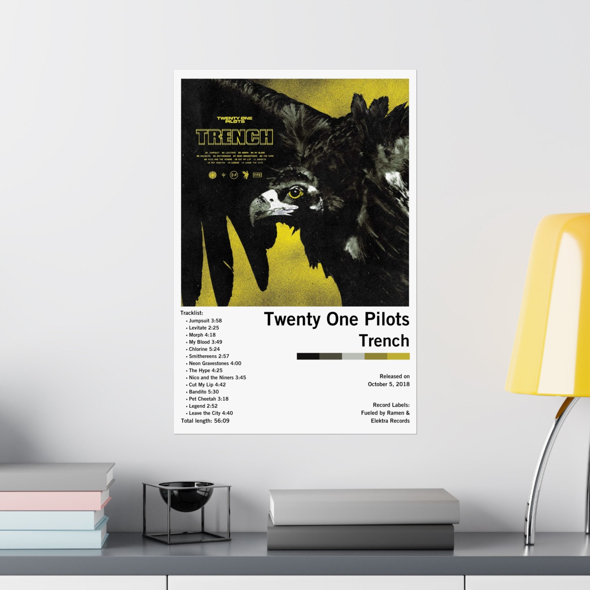 Twenty One Pilots 'trench' Album Art Poster: Custom Music Print - Etsy