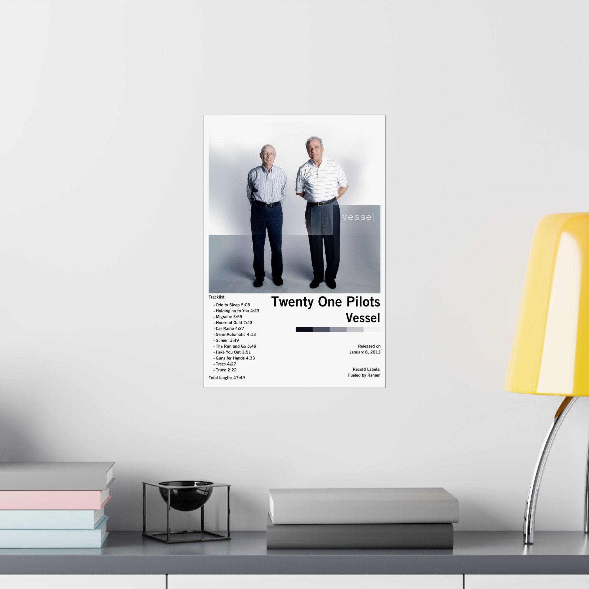 Twenty One Pilots Vessel Album Poster: Custom Music Wall Art - Etsy