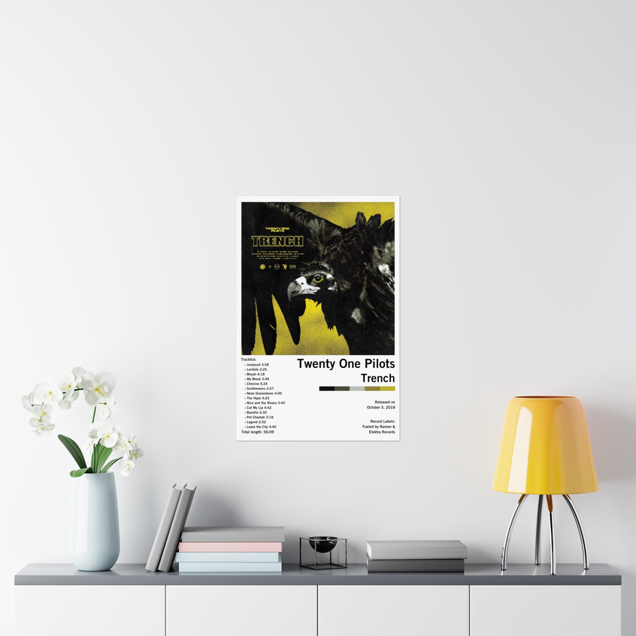 Twenty One Pilots 'trench' Album Art Poster: Custom Music Print - Etsy