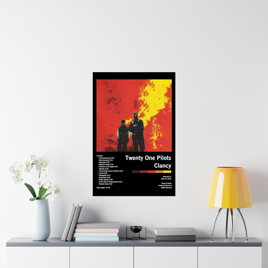 Twenty One Pilots Clancy Album Poster Custom Album Poster Music Wall ...