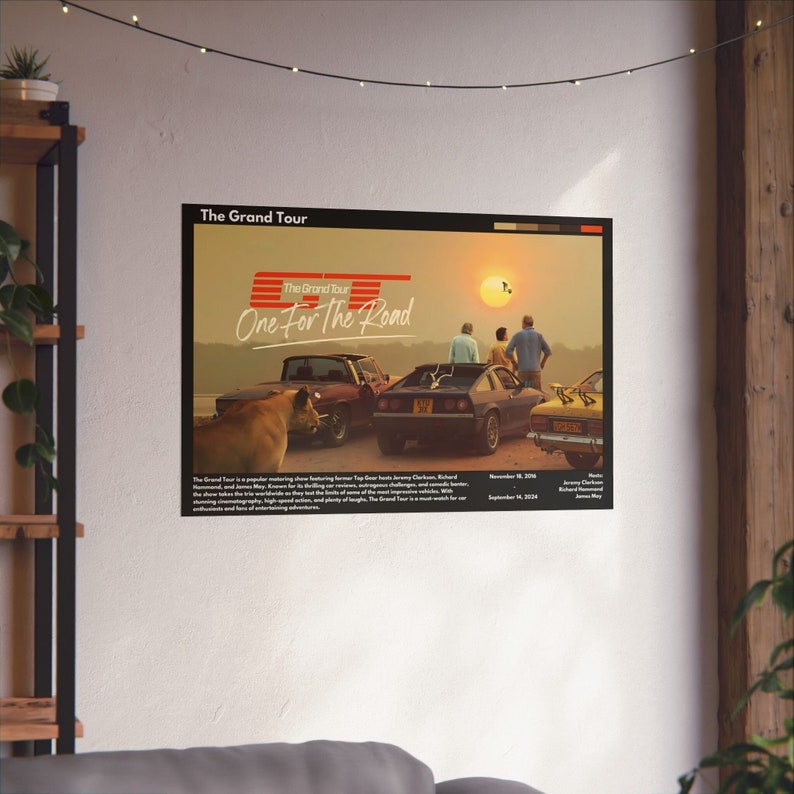 The Grand Tour Poster: Clarkson, Hammond, May - Car Lover Gift - Etsy