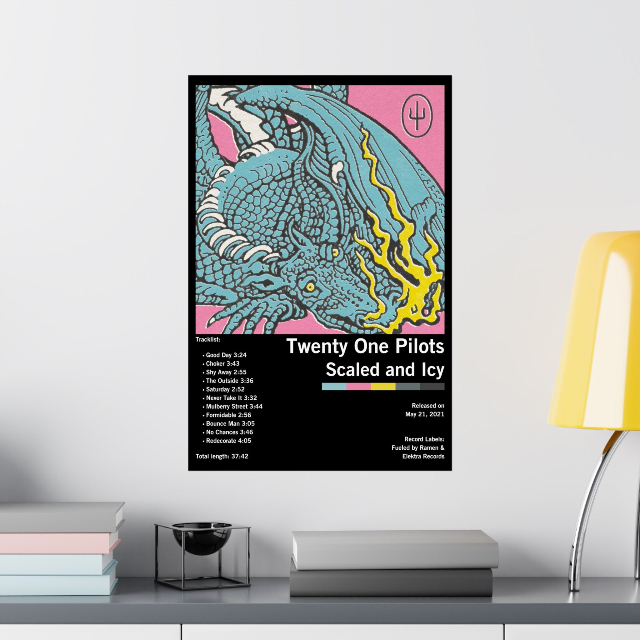 Twenty One Pilots Scaled and Icy Album Cover Art Print - Etsy