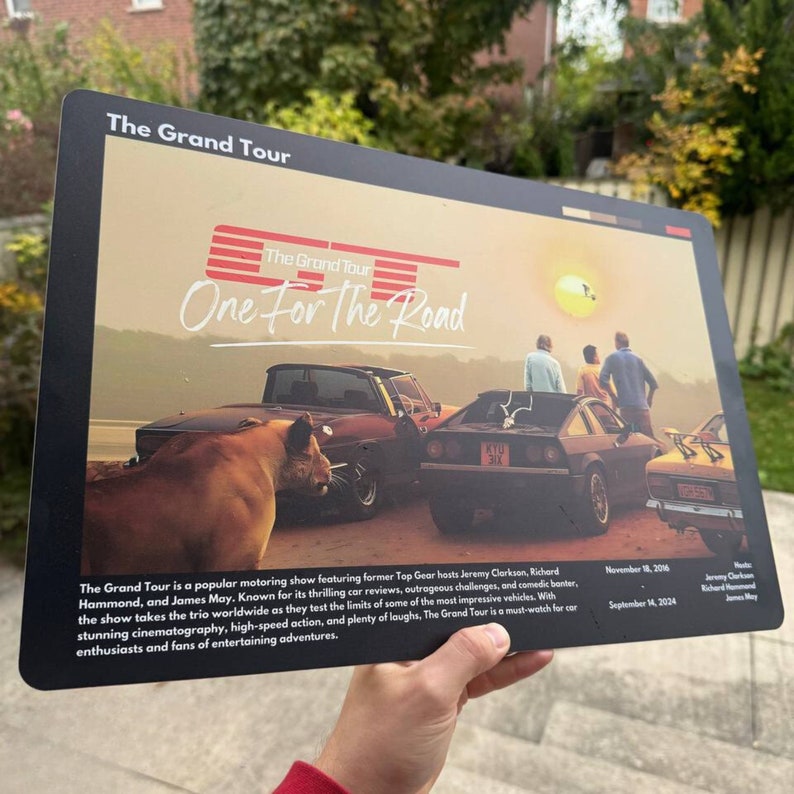 The Grand Tour Poster: Clarkson, Hammond, May - Car Lover Gift - Etsy