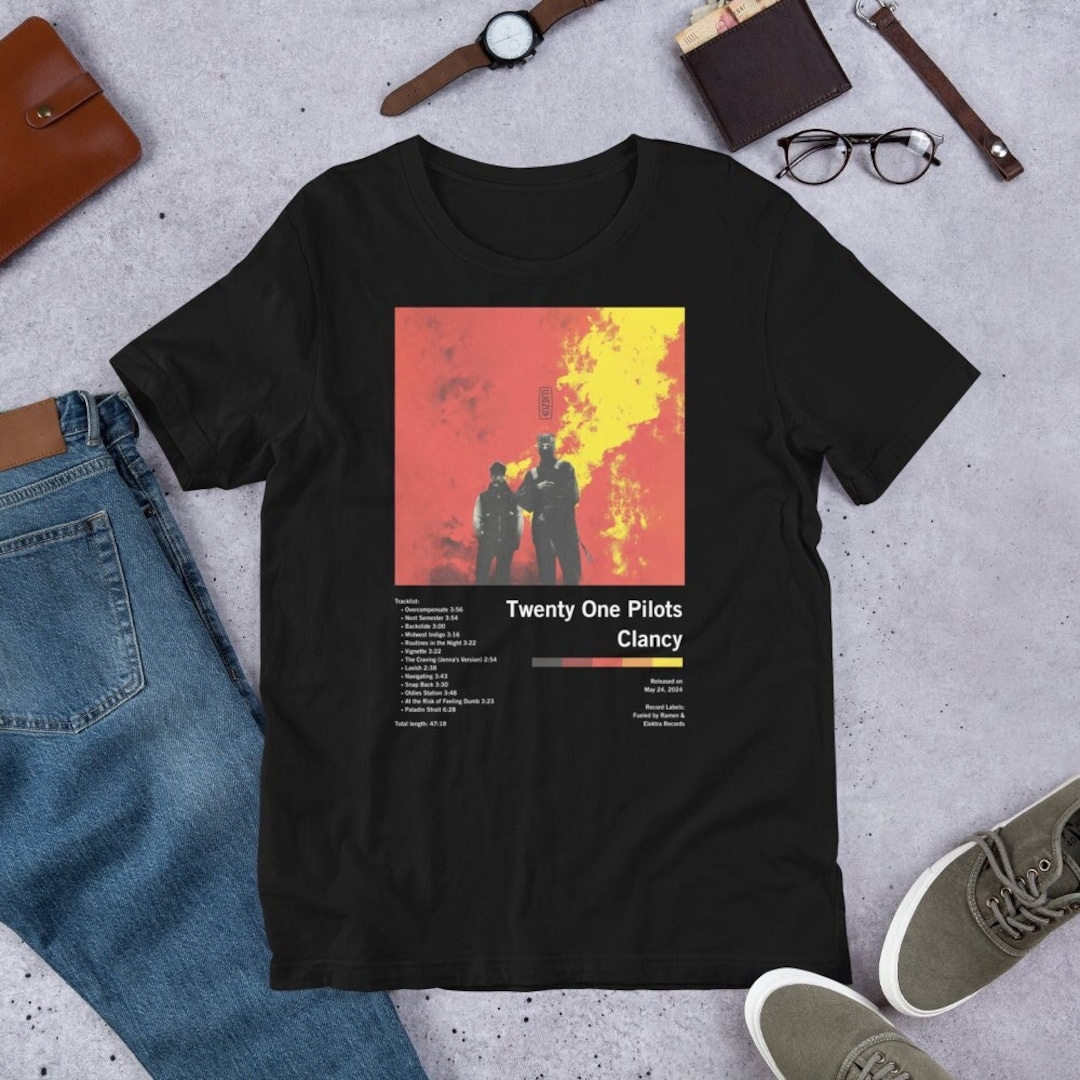 Clancy Twenty One Pilots T-shirt: Unique Fan Album Art Tee - Etsy