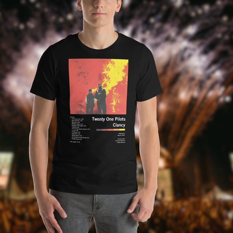Clancy Twenty One Pilots T-shirt: Unique Fan Album Art Tee - Etsy
