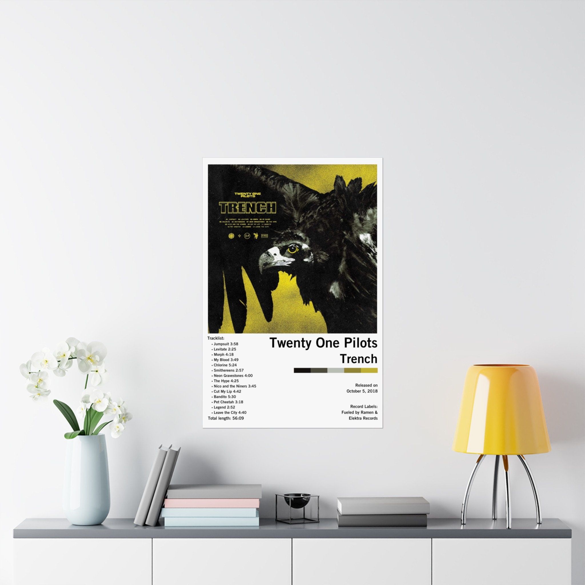 Twenty One Pilots 'trench' Album Art Poster: Custom Music Print - Etsy